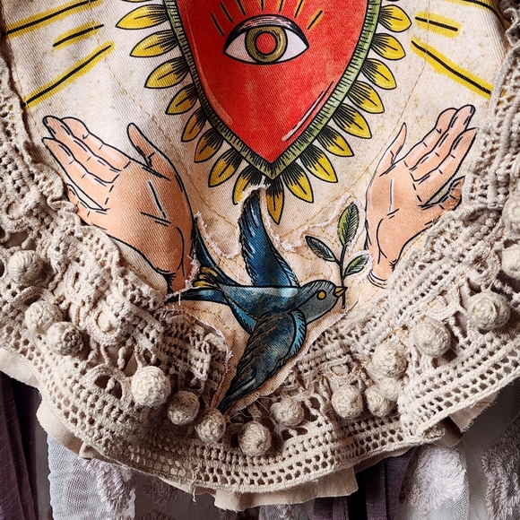 Ivana Ruzzo | Accessories | Anique Jabot Designer Upcycled Couture ...